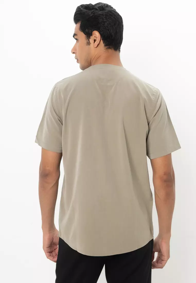 Buy Fidelio Mandarin Collar Modern Shirt 2026 Online | ZALORA