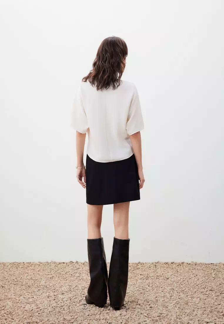 Buy G2000 G2000 Textured Fabric V Neck Top 2025 Online | ZALORA Philippines