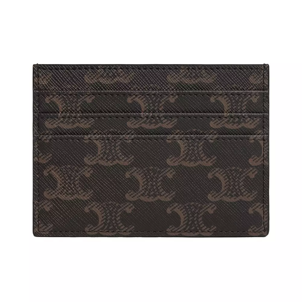 Jual Celine Celine Card Holder Logo In Triomphe Canvas Tan Original 2024 | ZALORA Indonesia