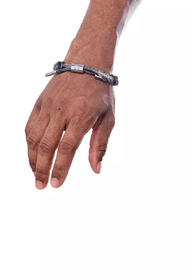 Buy Rastaclat Braided Bracelet Black Mirror 2025 Online | ZALORA ...