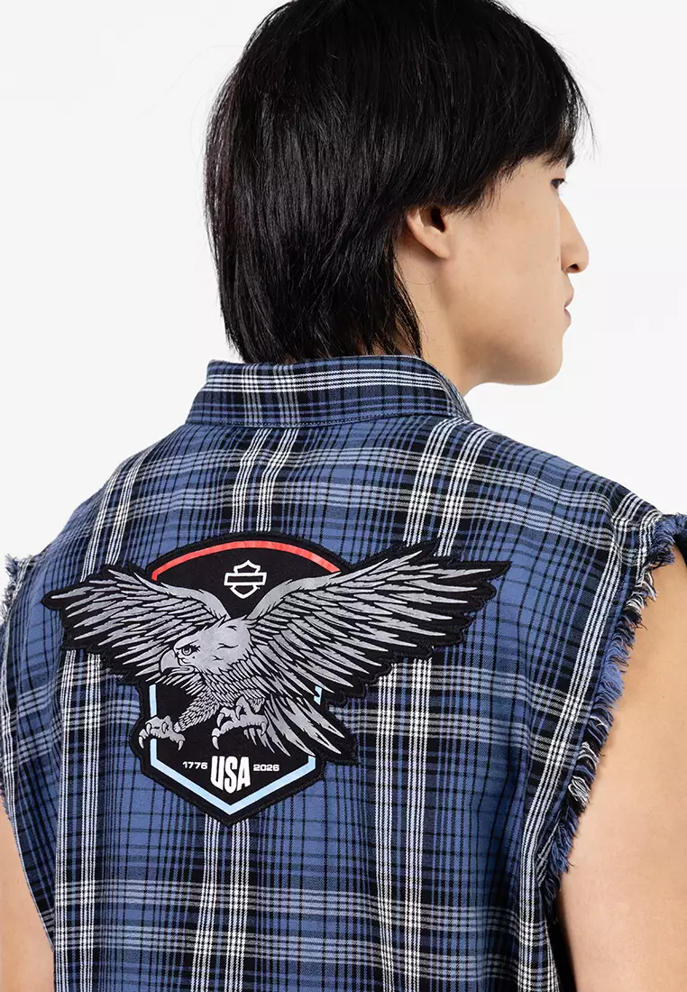 Buy Harley-Davidson Harley-Davidson® Liberty Eagle Plaid Blowout 2026 ...