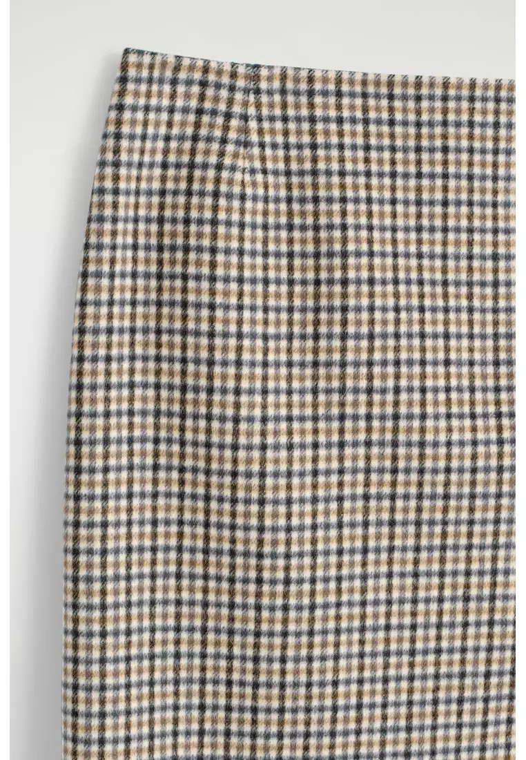 Buy COS CHECKED DOUBLE-FACED WOOL SKIRT 2025 Online | ZALORA Philippines