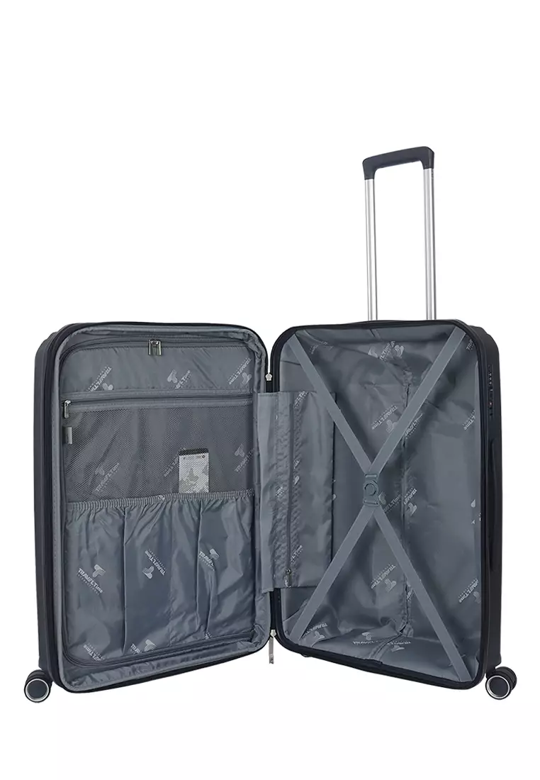 Jual Travel Time Koper - Trolley Case Travel Time HY821 27 Inch - Dark ...