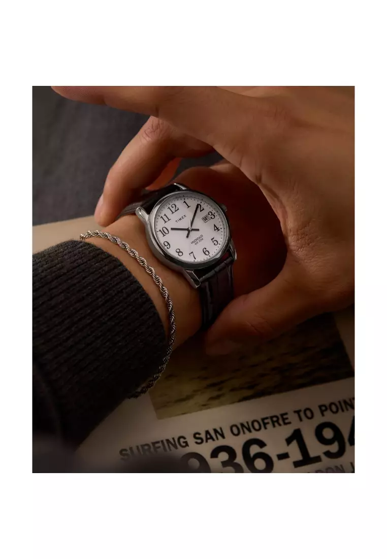 Buy Timex EASY READER 35mm Watch - Black (TW2W95400) 2025 Online | ZALORA