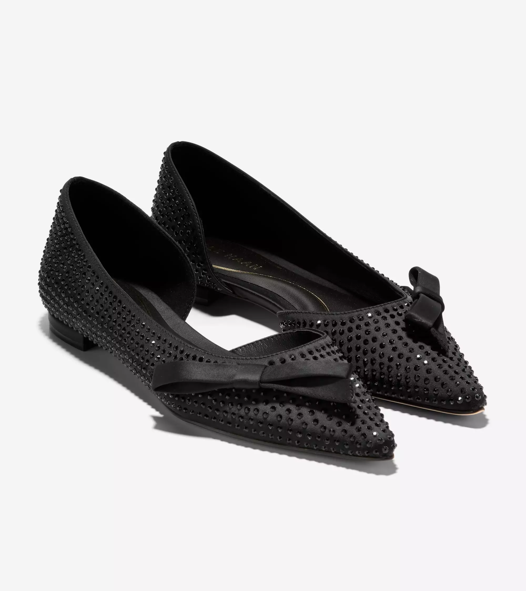 Jual Cole Haan Cole Haan Women Noella Bow Skimmers - (Black) Original ...