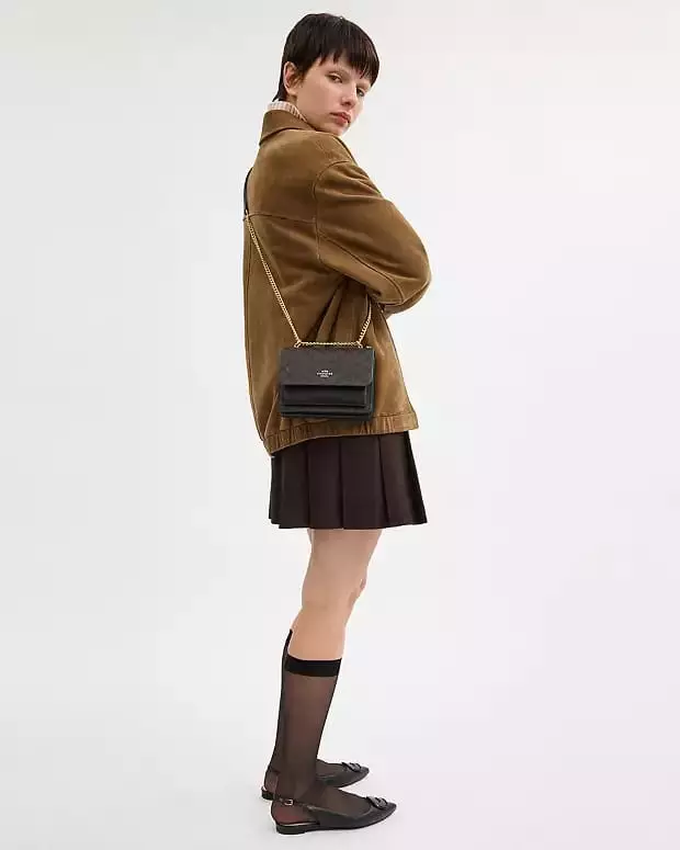 Jual Coach Mini Klare Crossbody Bag In Signature Canvas Gold/Walnut ...