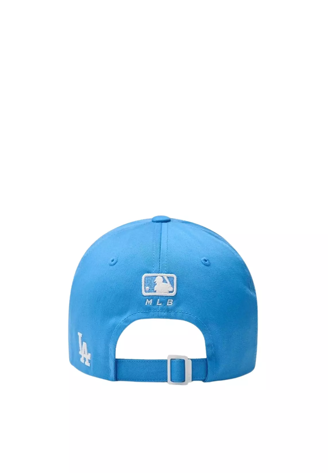 Jual MLB Korea Cursive Logo Unstructured Ball Cap - LA Blue Original ...