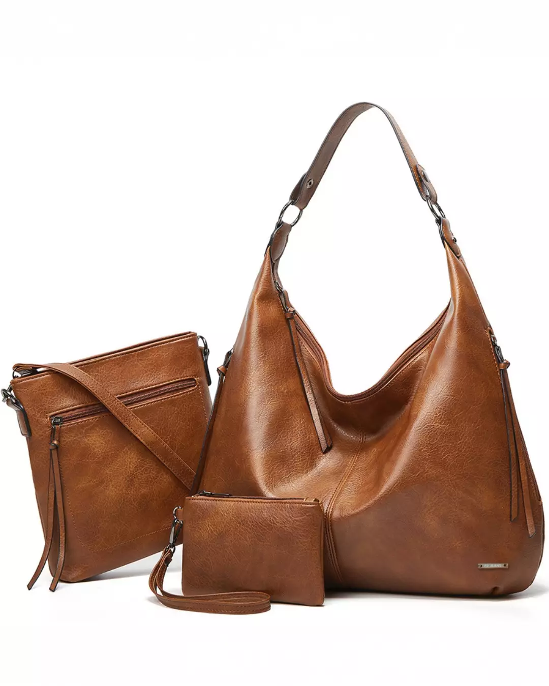 Jual C2 Outfitters C2 Fleony Brown 3-in-1 Hobo Shoulder Bag - Tas Hobo ...