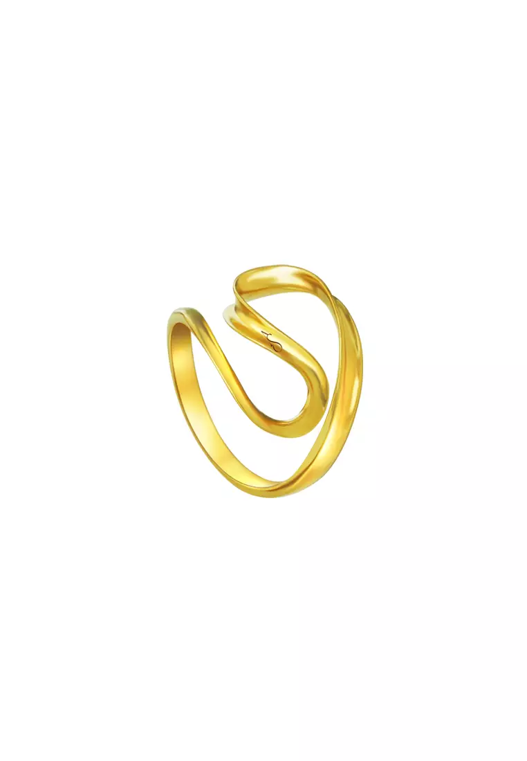 Buy TOMEI TOMEI Anastasia Ring, Yellow Gold 916 2026 Online | ZALORA ...