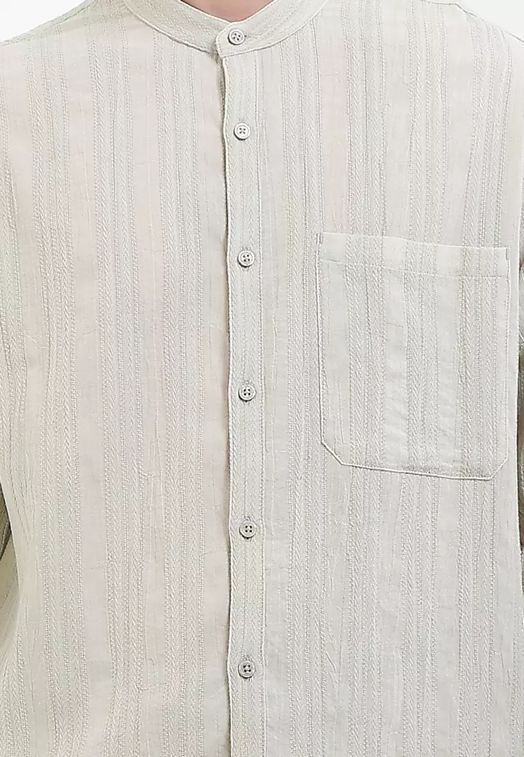 Jual Andrew Smith Kemeja Koko Tangan Panjang Original 2026 | ZALORA ...