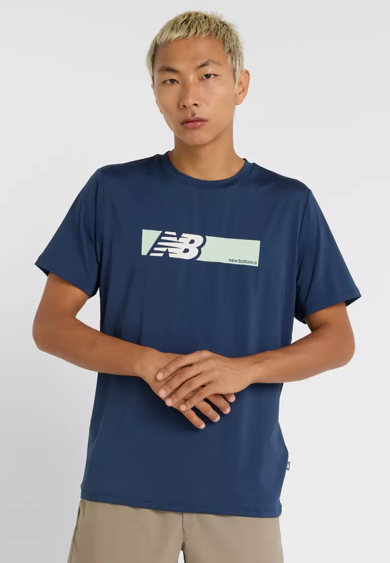 Buy New Balance Box Performance T-Shirt Online | ZALORA Malaysia