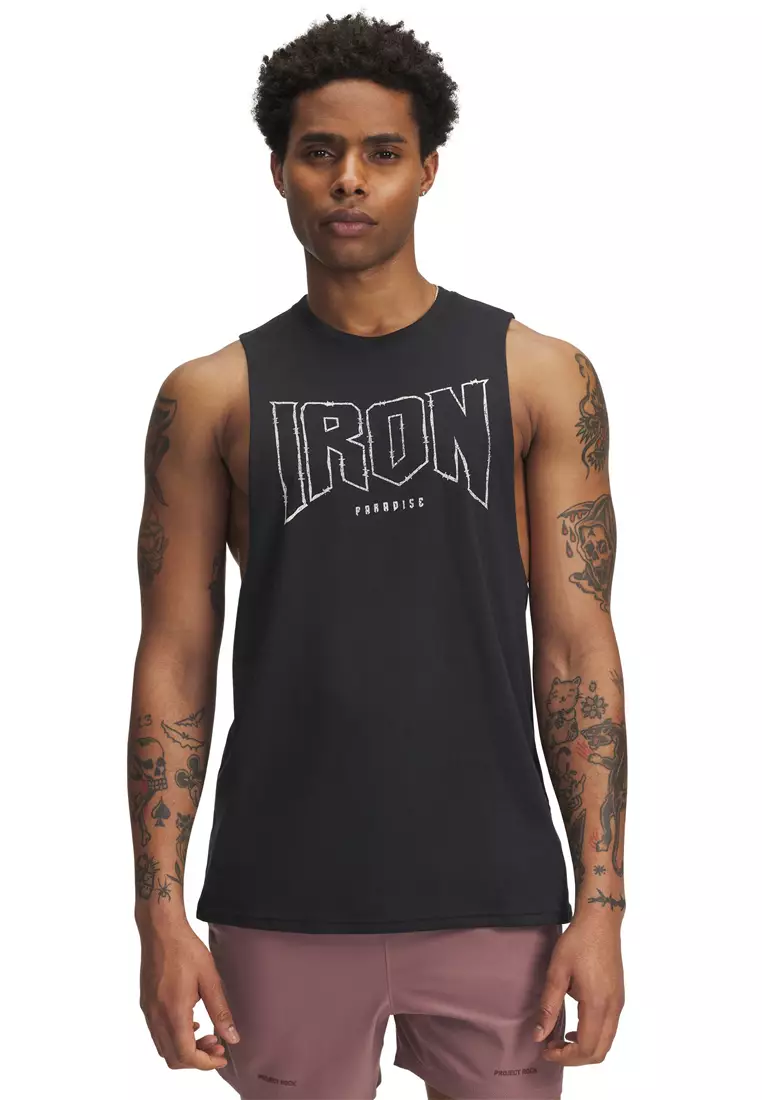 Buy Under Armour Project Rock Tank Top 2026 Online | ZALORA