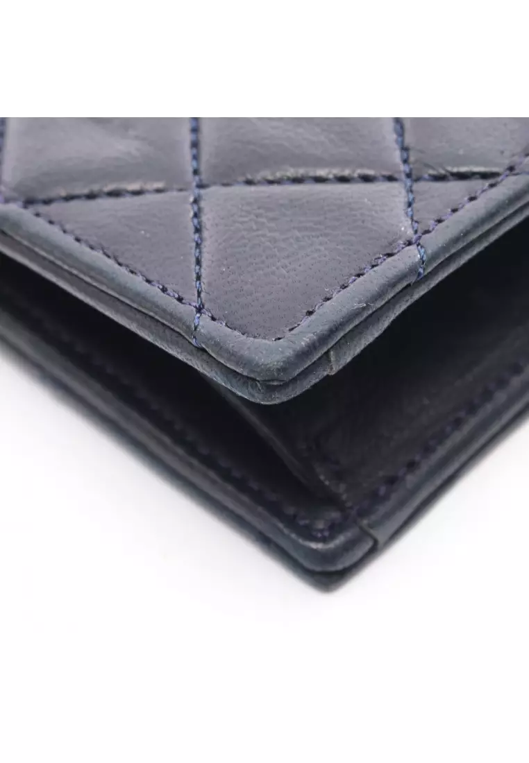 Buy Chanel Pre-Loved Chanel matelasse mini chain shoulder bag lambskin ...