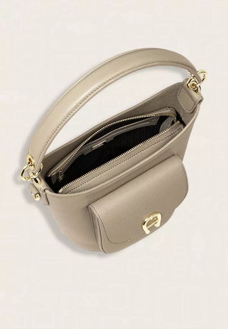 Jual Aigner Aigner Ariana Hobo Bag M Reed Green Original 2025 | ZALORA ...