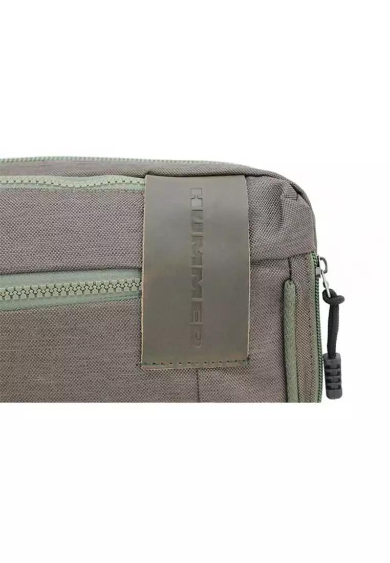 Buy Hummer Hummer Horizontal Sling Bag - Black/Grey/Brown Online ...