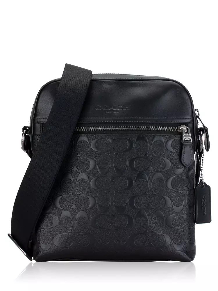 Jual Coach 4009 Houston flight bag SIG embossed black Original 2025 ...