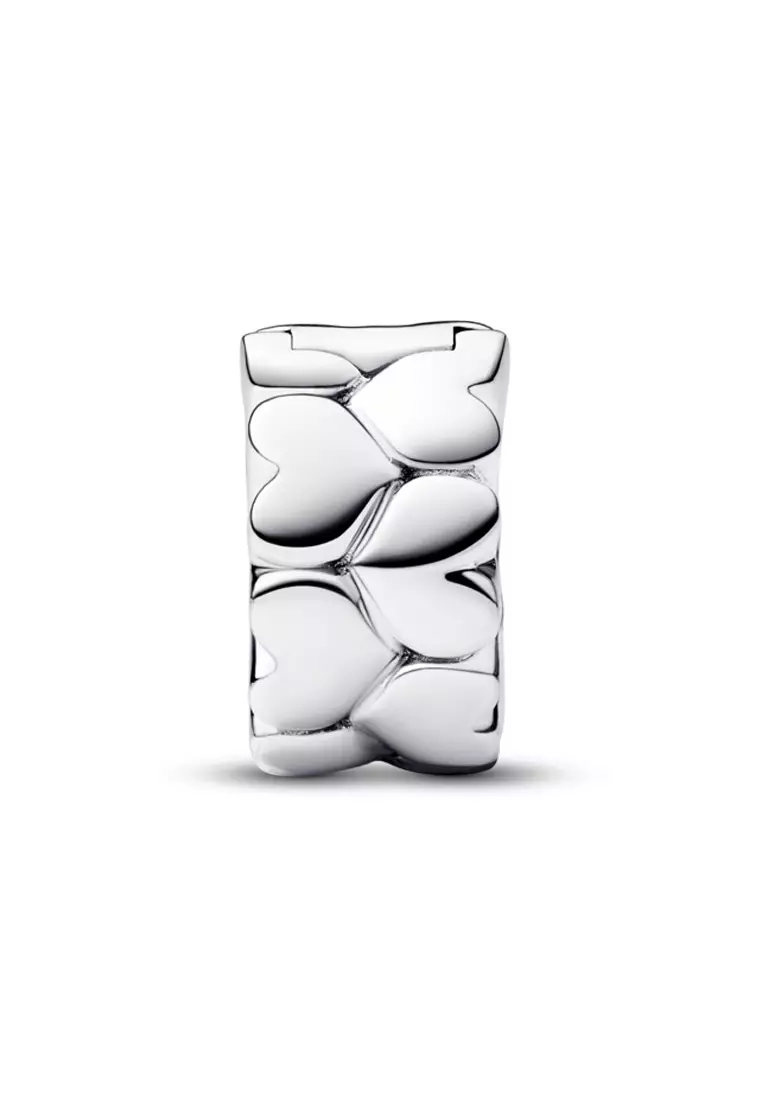 Buy PANDORA Pandora Heart Pattern Clip Charm Online | ZALORA Malaysia