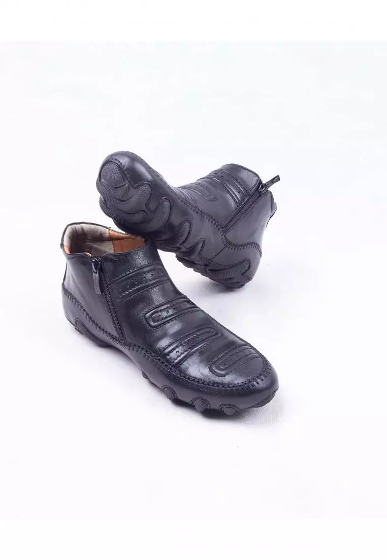 Jual Justin Otto Sepatu kulit casual boots Justin Otto pria art Porsche ...