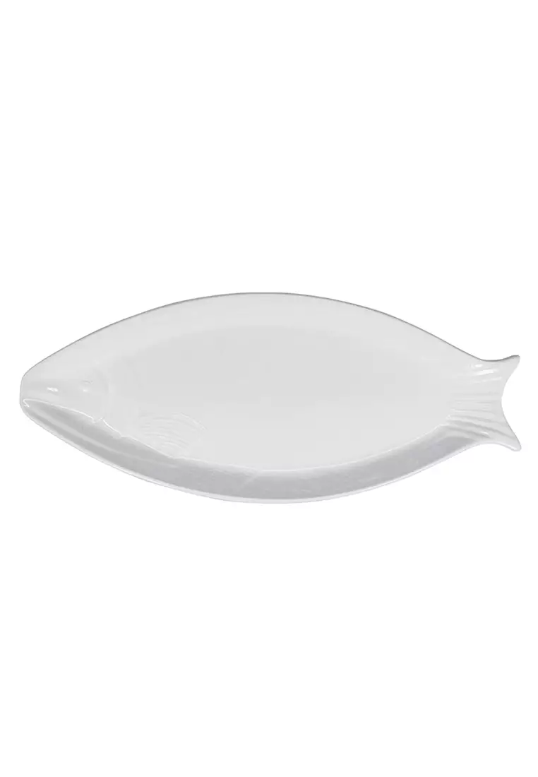 Buy Edge Houseware Set Of 6 14 Inches Fish Shaped Plate 2024 Online ...