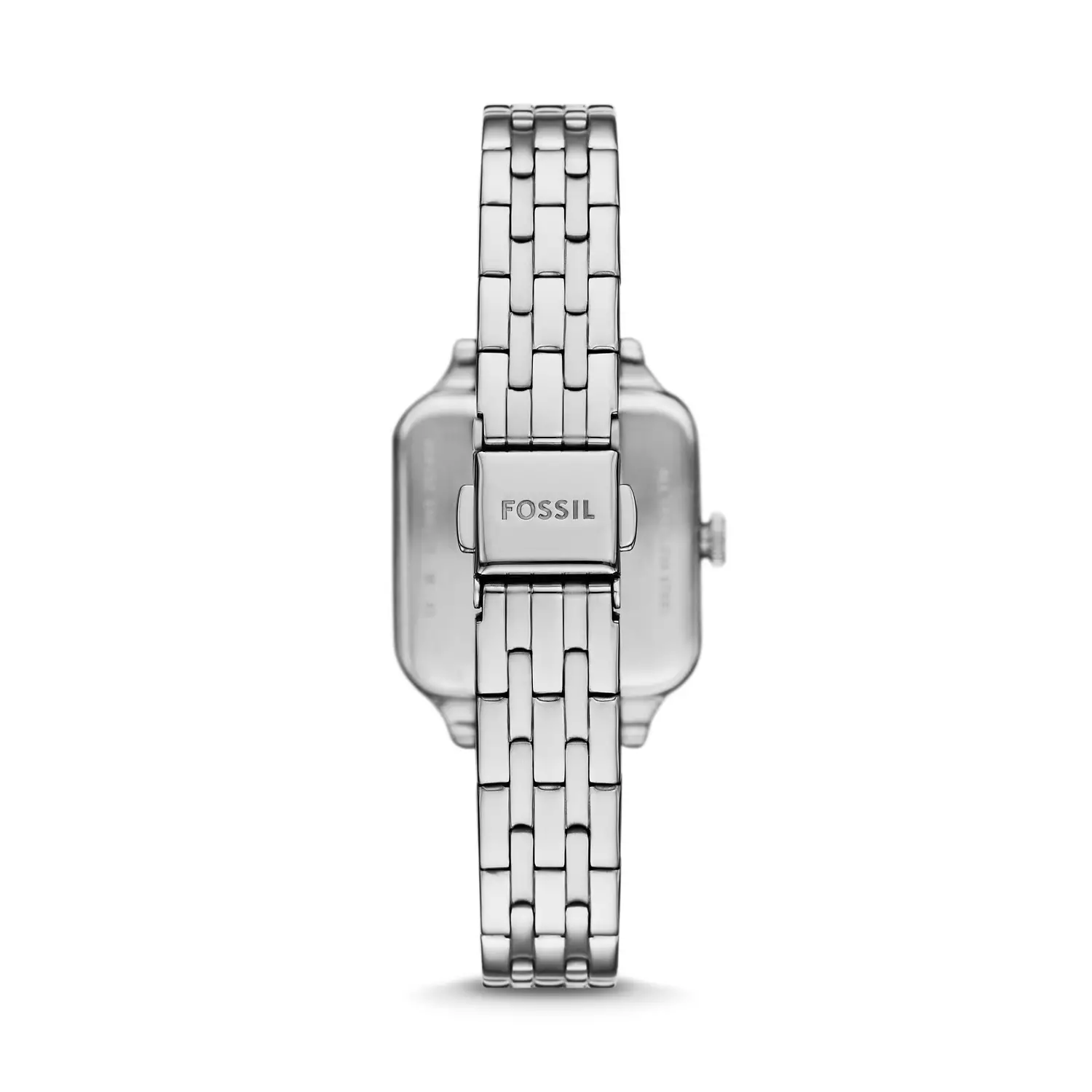 Jual Fossil Fossil Colleen Three-Hand Pink Square Silver Dial Stainless ...