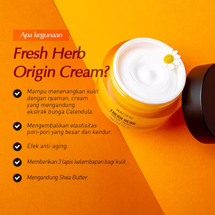 Jual Nacific Nacific Fresh Herb Origin Cream (50ml) Original 2025 ...