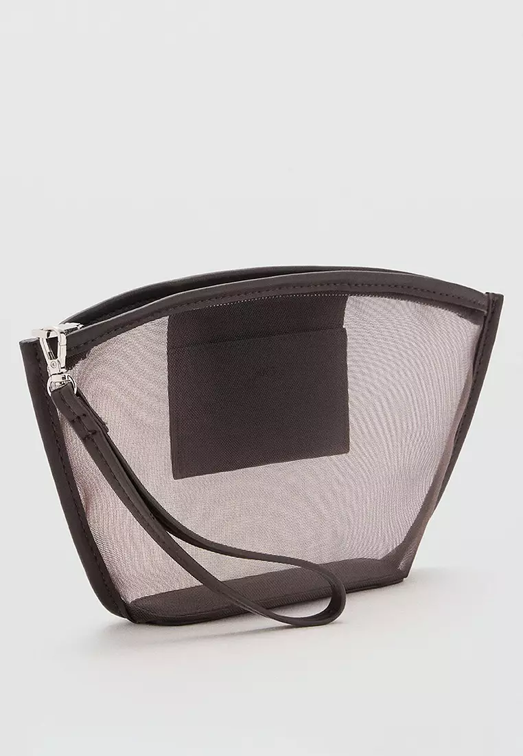 Buy Mango Mesh Toiletry Bag 2025 Online | ZALORA