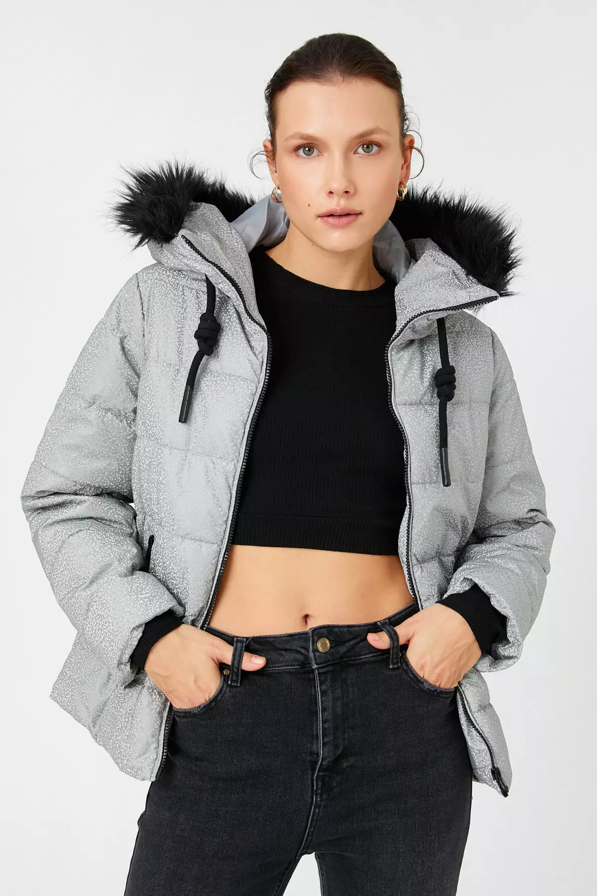 Buy KOTON Sparkled Jacket 2025 Online | ZALORA