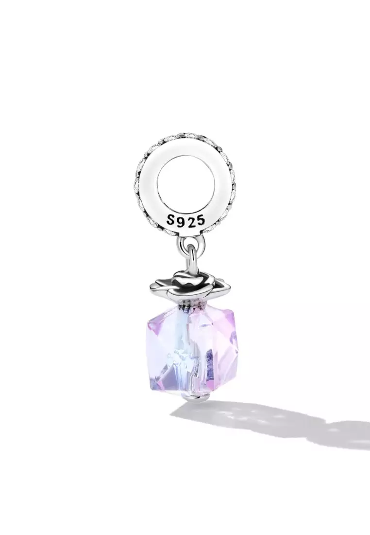 Buy 925 Signature Solid Silver Magic Cuboid Charm Online | ZALORA Malaysia