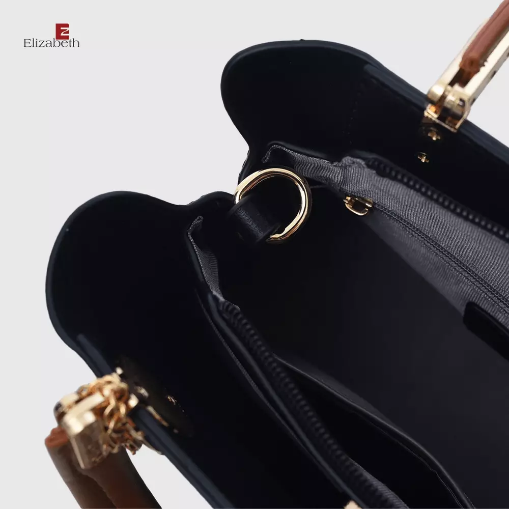 Jual Elizabeth Bags Tas Elizabeth Handbag 0706-1961 Black Original 2025 ...