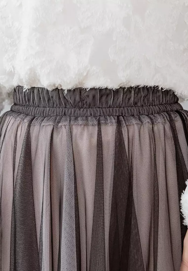 Buy Halo Layered Net Yarn Skirt 2025 Online | ZALORA