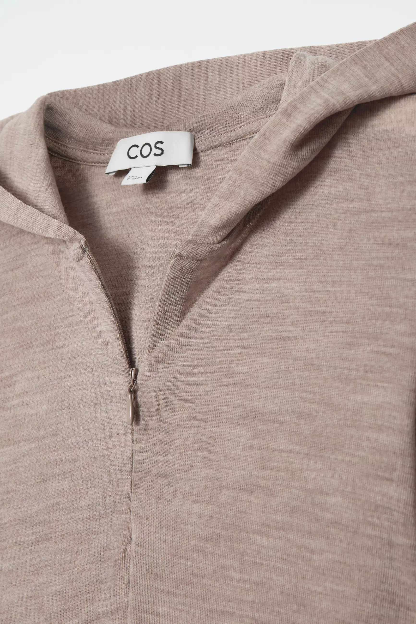 COS Slim Half-Zip Wool Hoodie 2025 | Buy COS Online | ZALORA Hong Kong