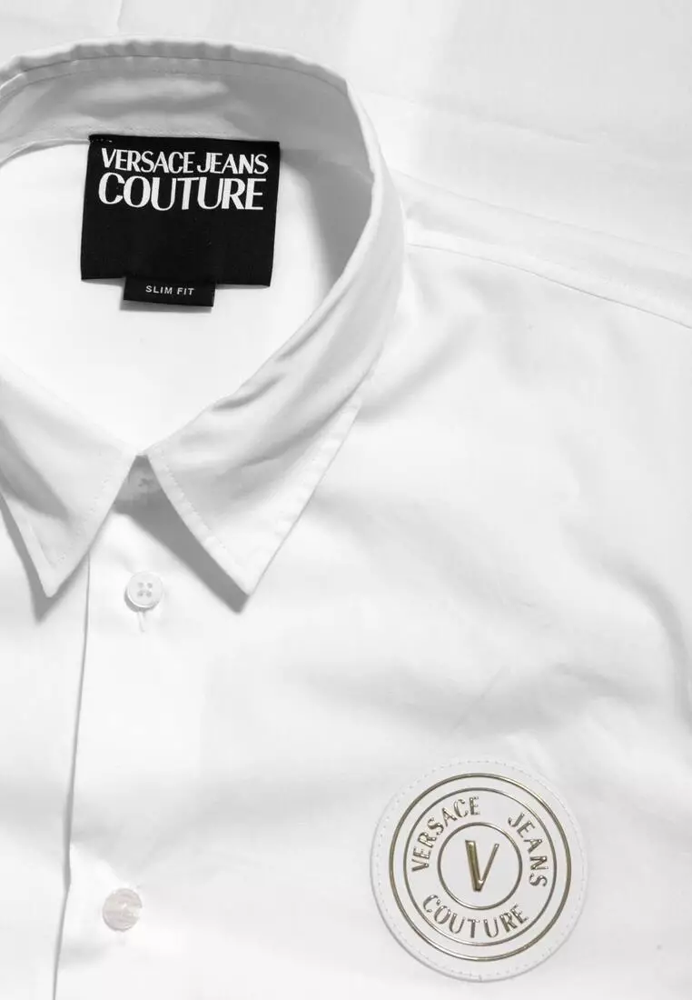 Buy Versace Jeans Couture Cotton Shirt 2026 Online | ZALORA