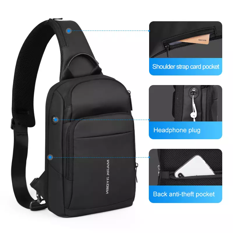 Jual Mark Ryden Mark Ryden MR7618 Tas Selempang Pria WaistBag Pria ...