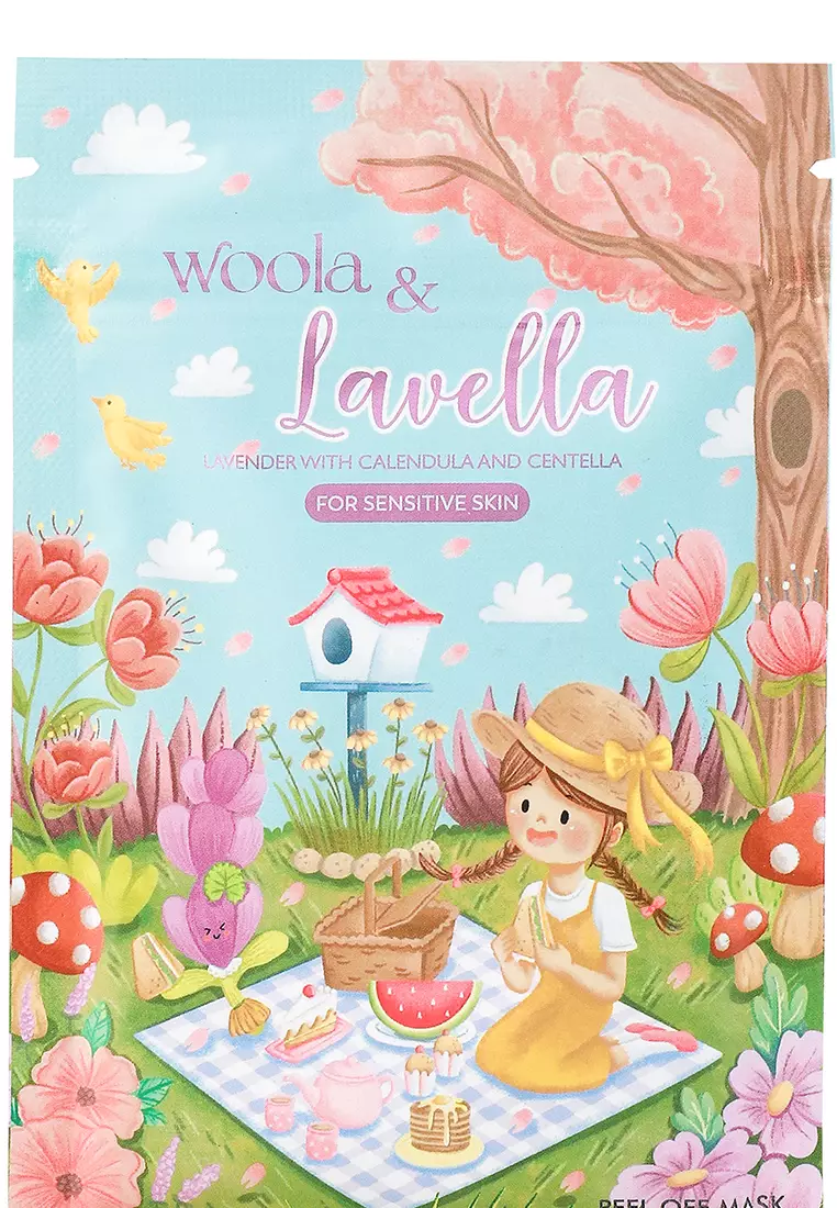 Jual Woola WOOLA Lavella Peel Off Mask 30 gr - For Sensitive Skin ...