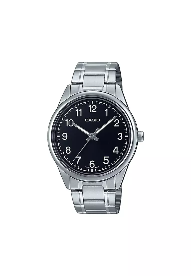 Buy Casio Watches Mens Analog Watch Mtp V005d 1b4 Silver Stainless Steel Watch Online Zalora