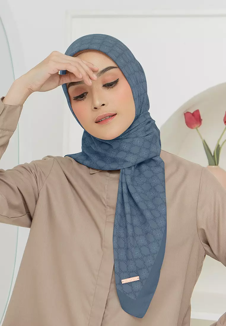 Jual Diario Ferisha Scarf Blue Steel Original 2024 | ZALORA Indonesia