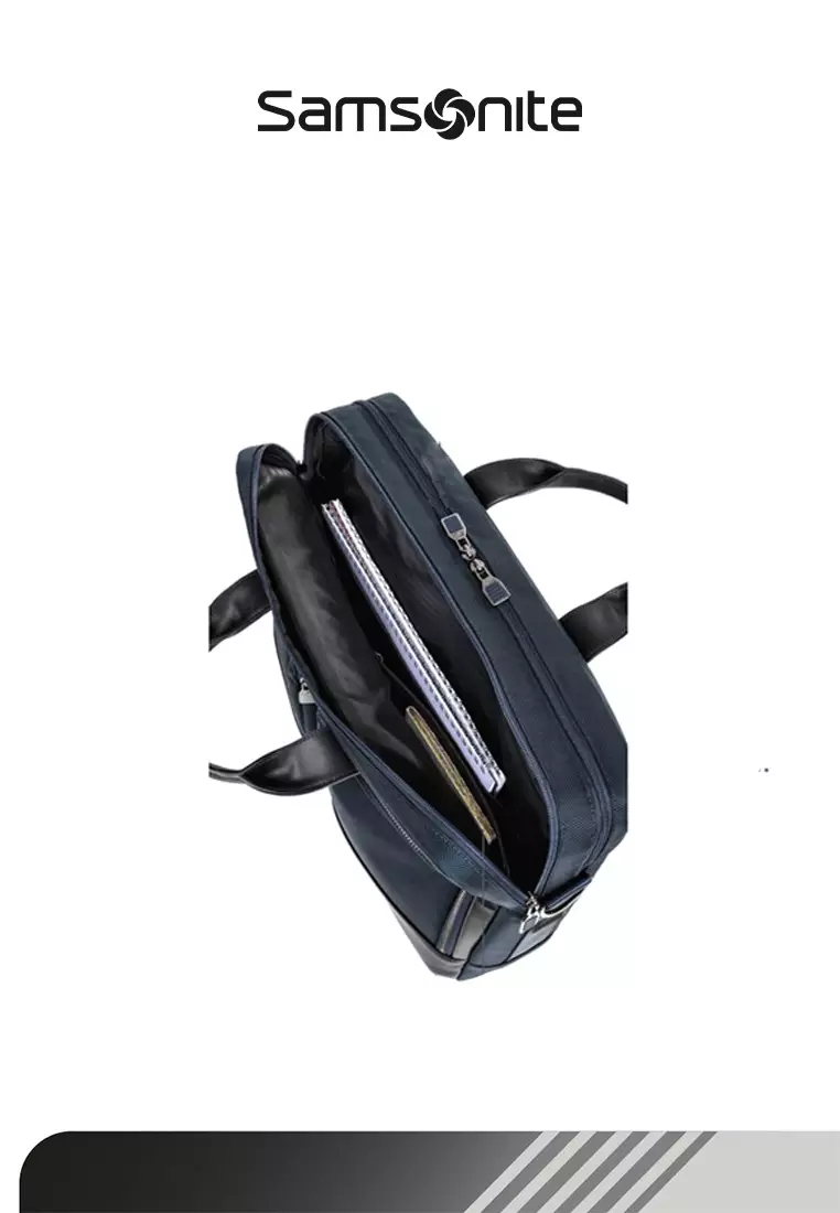 Jual Samsonite Samsonite Sefton Bailhandle M - Navy Original 2024 ...