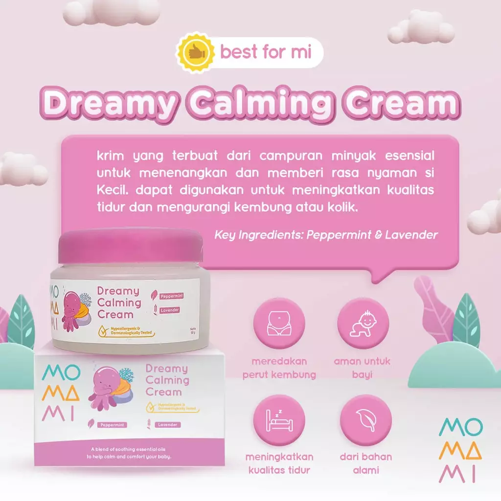 Jual MOMAMI MOMAMI DREAMY CALMING CREAM 50GR Original 2024 | ZALORA ...