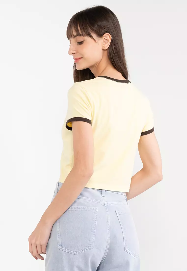 Jual Superdry Vintage Ringer Crop Tee - Original & Vintage Original ...