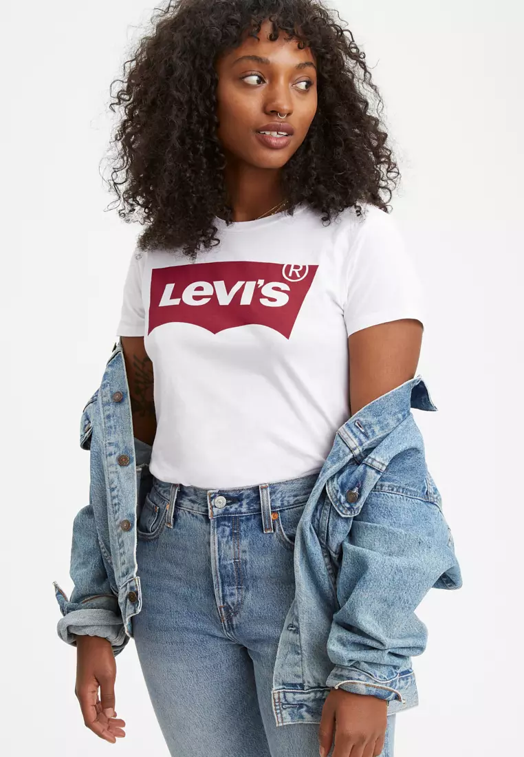Buy Levi's Women's Perfect Tee 17369-0053 Online | ZALORA Malaysia