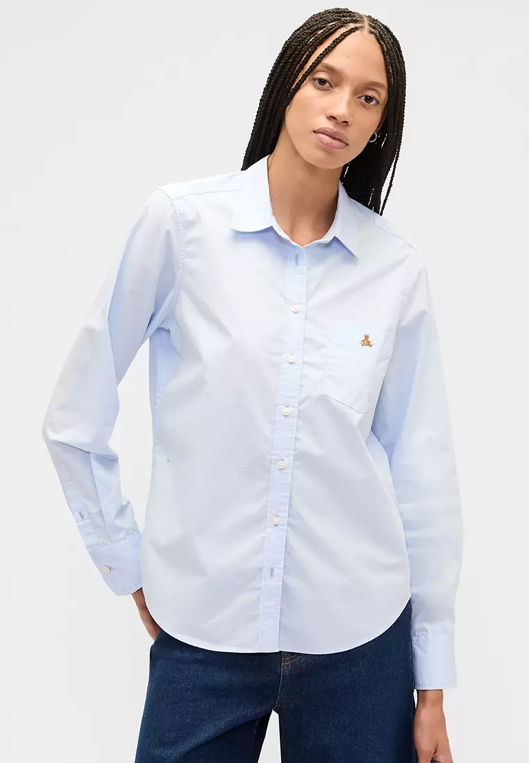Buy GAP French Brannan Perfect Shirt 2025 Online | ZALORA Philippines