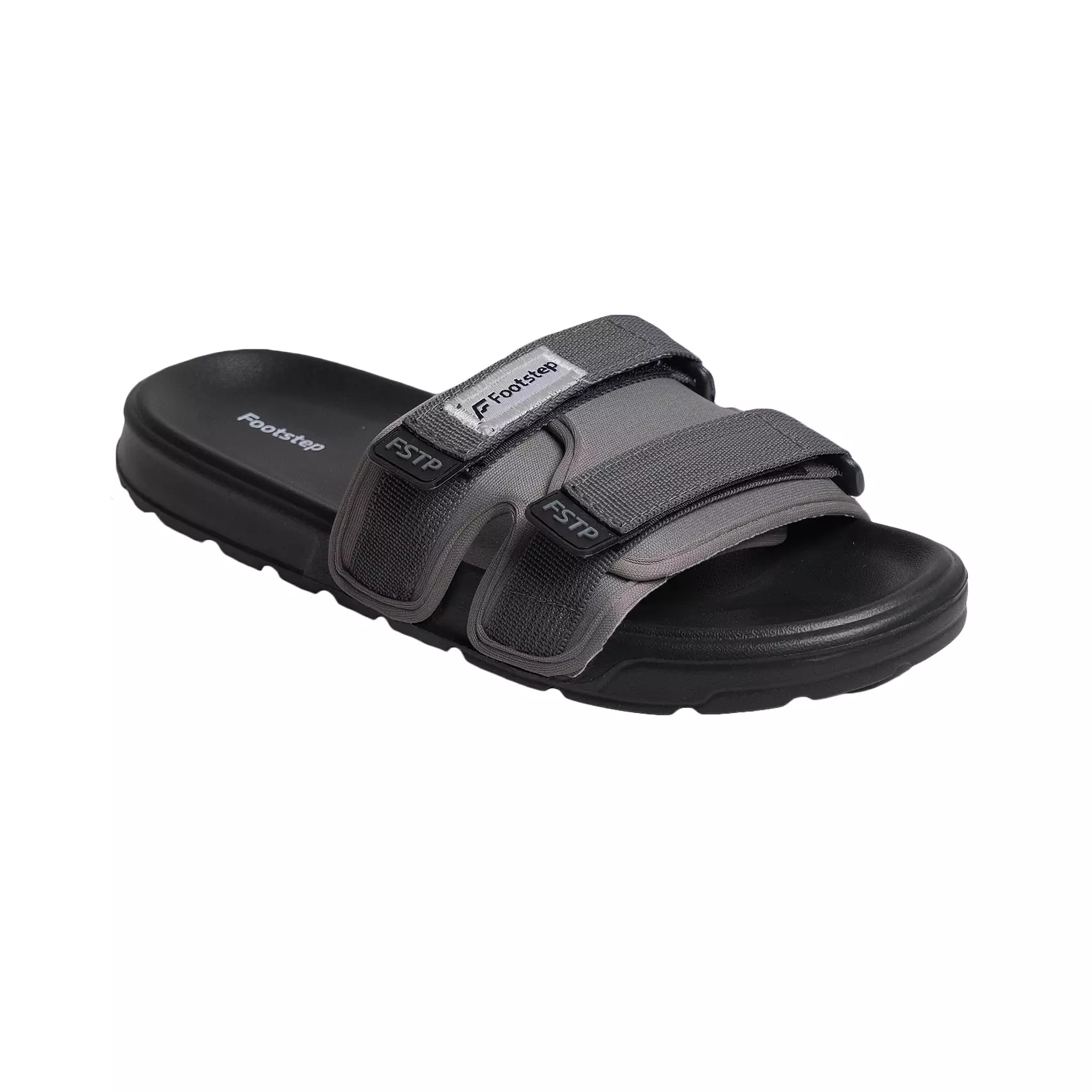 Jual Foot Step Footstep Footwear Sandal Pria Slide Pascal Grey Original ...