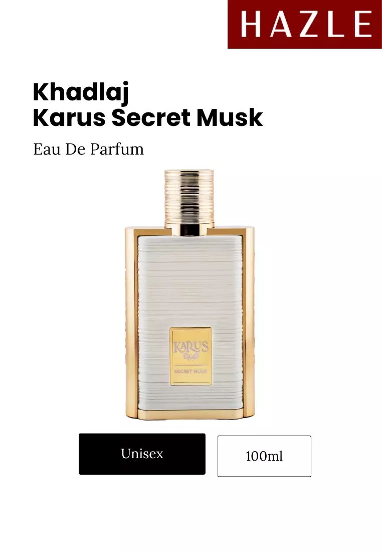 Jual Khadlaj Khadlaj Karus Secret Musk Unisex EDP 100 ml Original 2025 | ZALORA Indonesia
