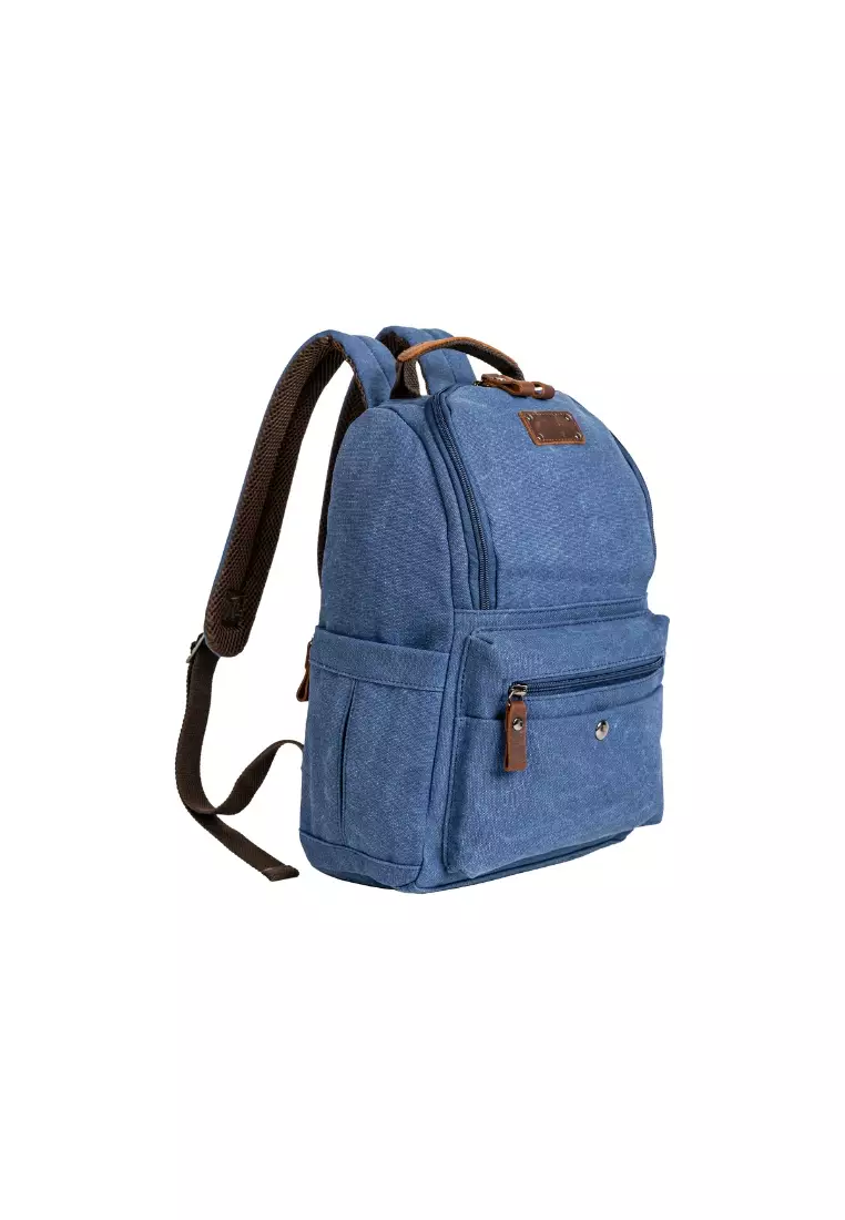 Buy Jack Studio Canvas Multiple Pocket Zipper Backpacks BAD 40806 2026 ...