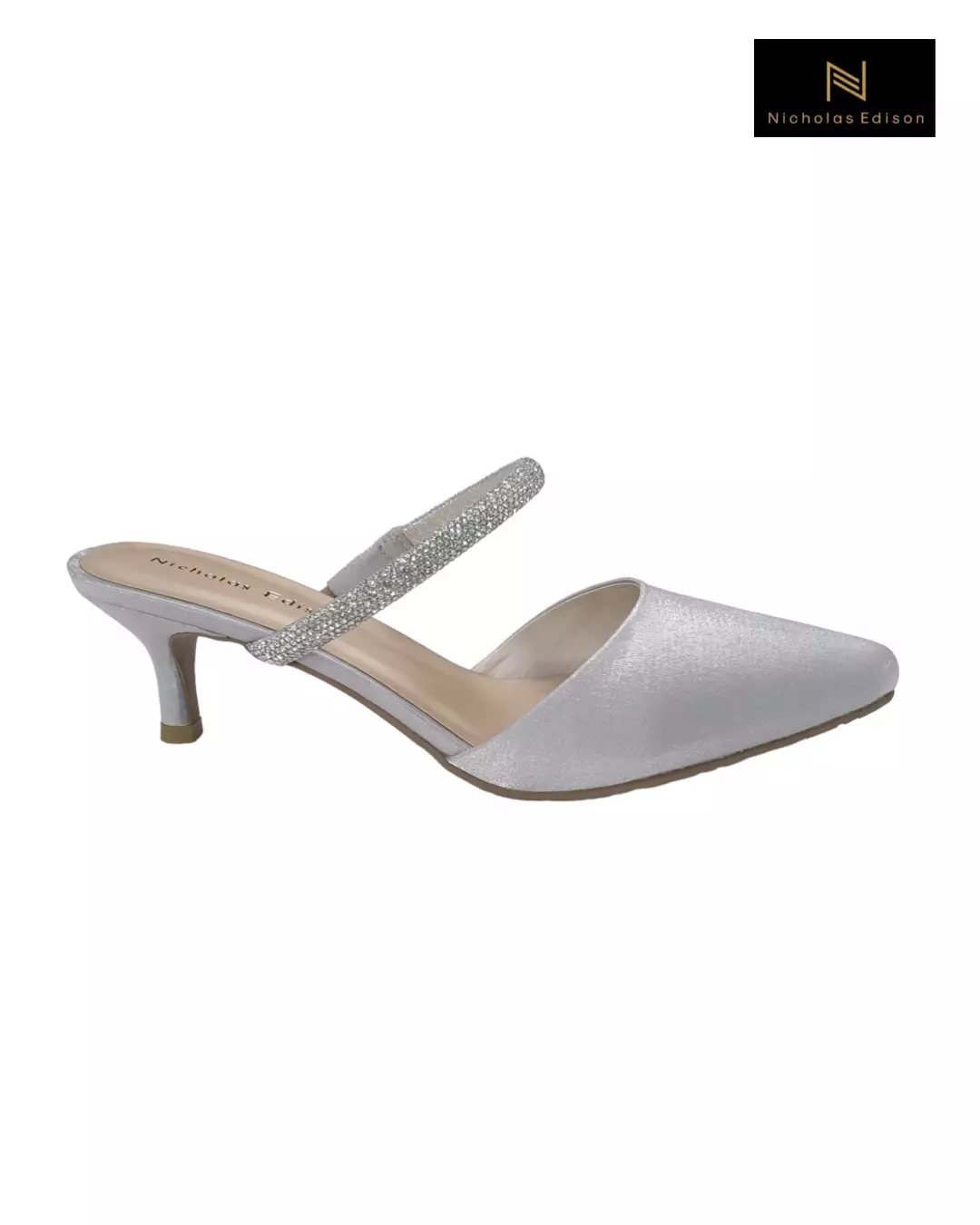 Jual NICHOLAS EDISON Nicholas Edison Heel Alanis Silver Original 2026 ...
