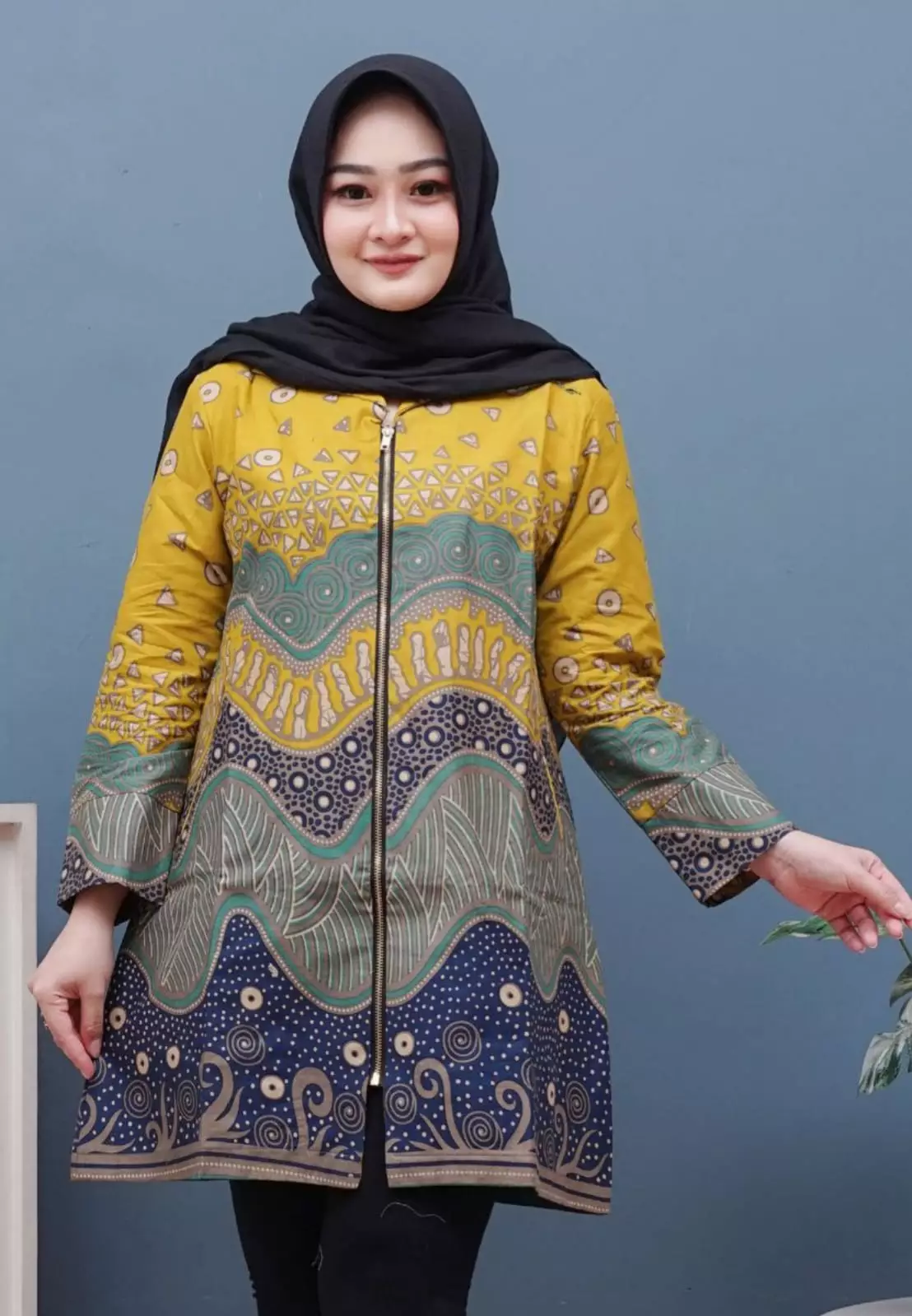 Jual Batik Mayung Tunik Batik Vartha Kuning Premium LUX Original 2024 ...