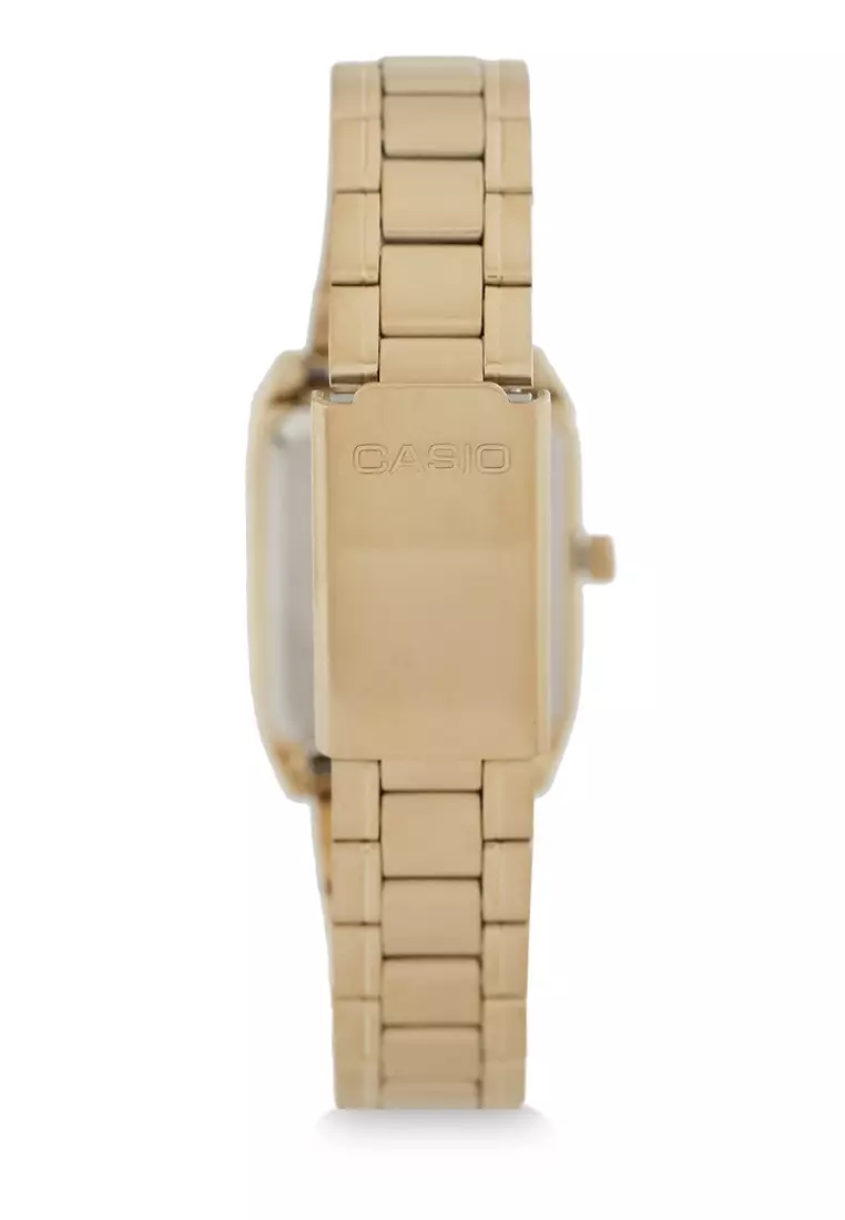 Jual Casio Casio Jam Tangan Wanita Gold White Stainless Steel Ltp V007g 9e Original 2025