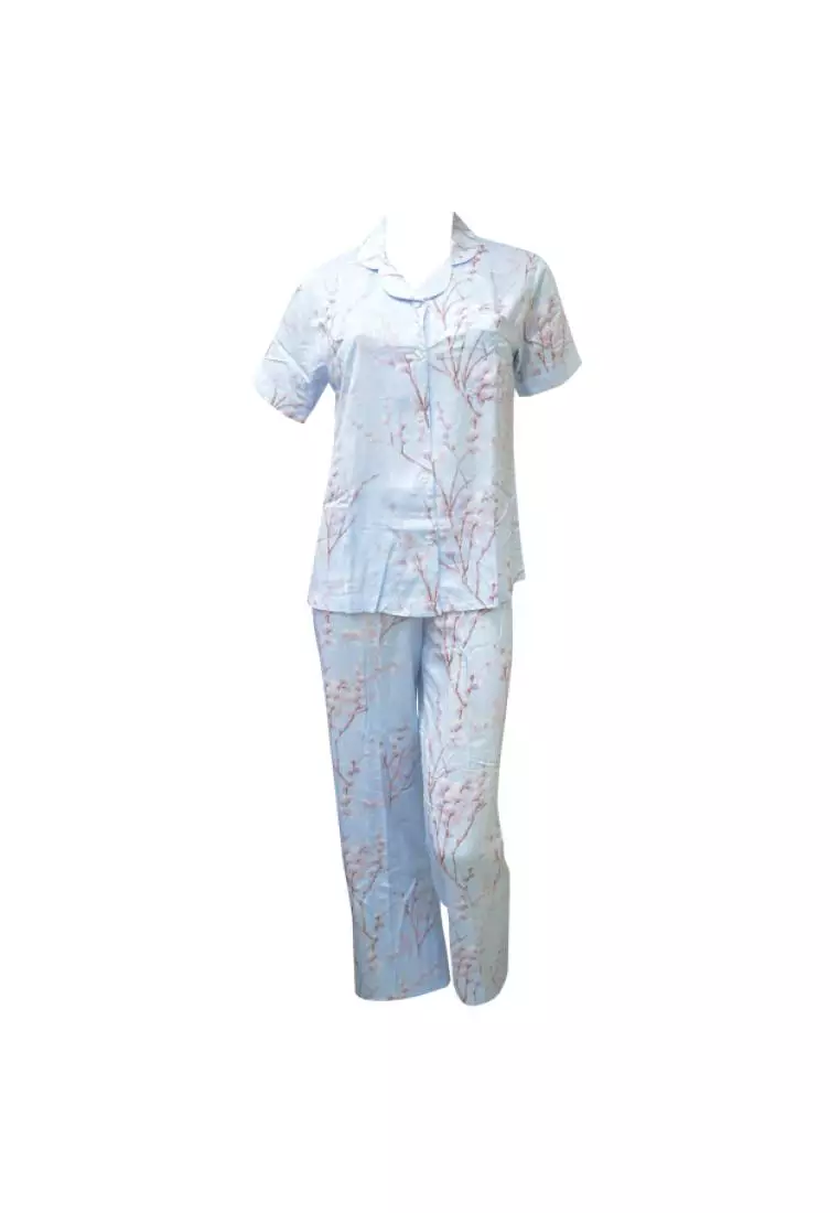 Jual Wacoal Wacoal Piyama INC 1003 - Soft Blue Original 2026 | ZALORA ...