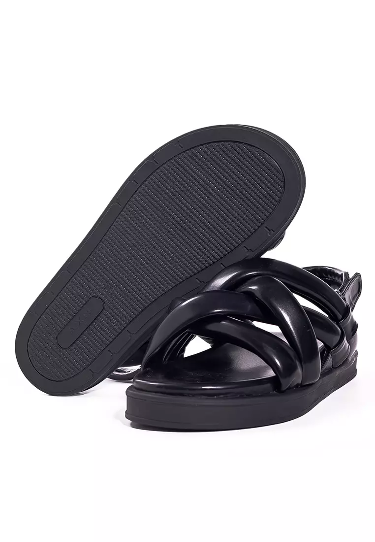 Jual AXN Cultura Viona Black Sandal Wanita - AXN Original 2024 | ZALORA ...