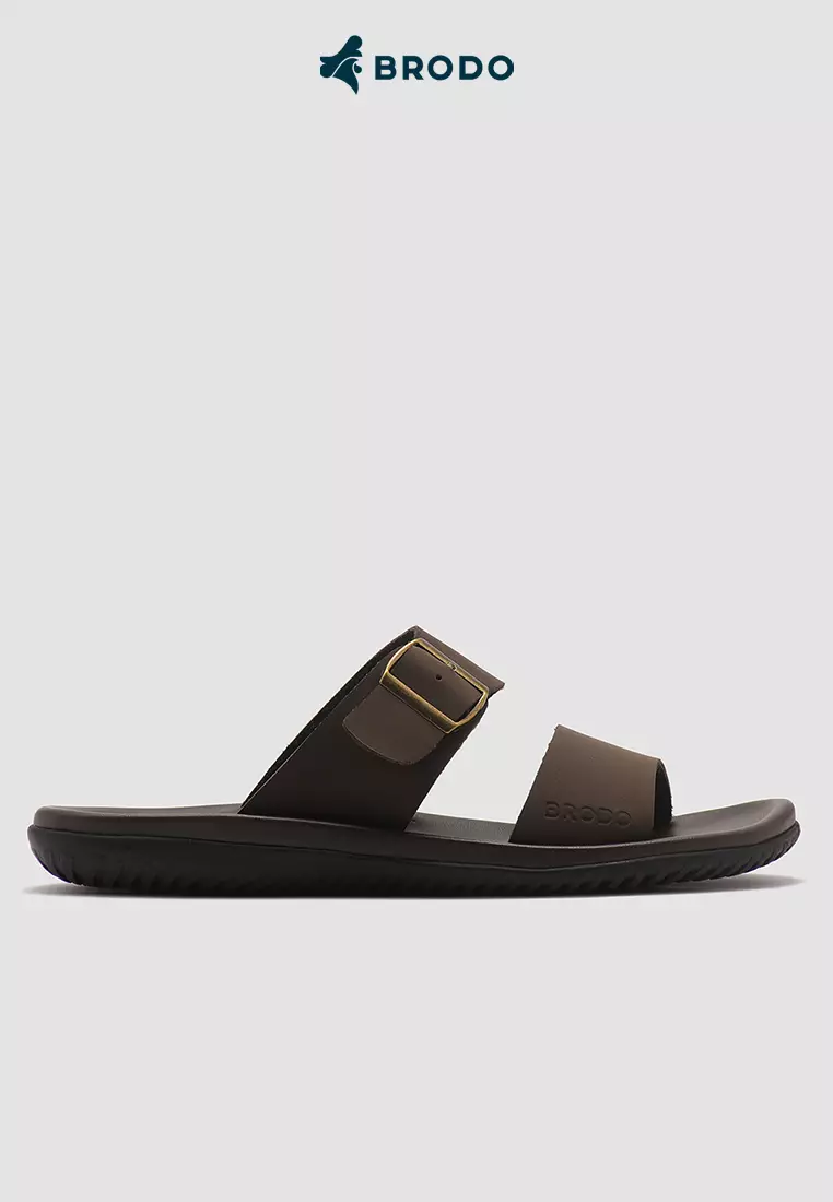 Jual Brodo BRODO - Sandal Santoni Brown BS Original 2025 | ZALORA ...